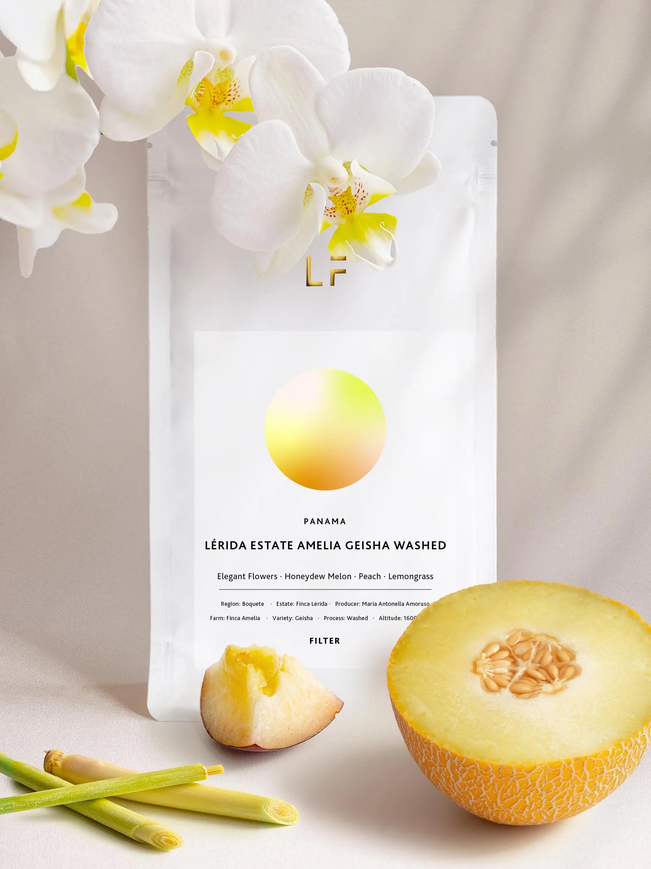 Amelia Geisha washed · Lerida Estate · Filter coffee Panama · LF Coffee